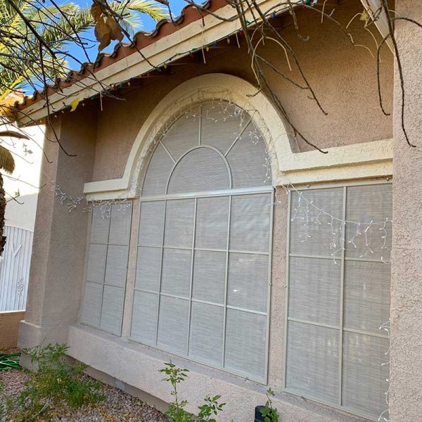 Golf Ball Protection Solar Screen Installation - Solar Screen City